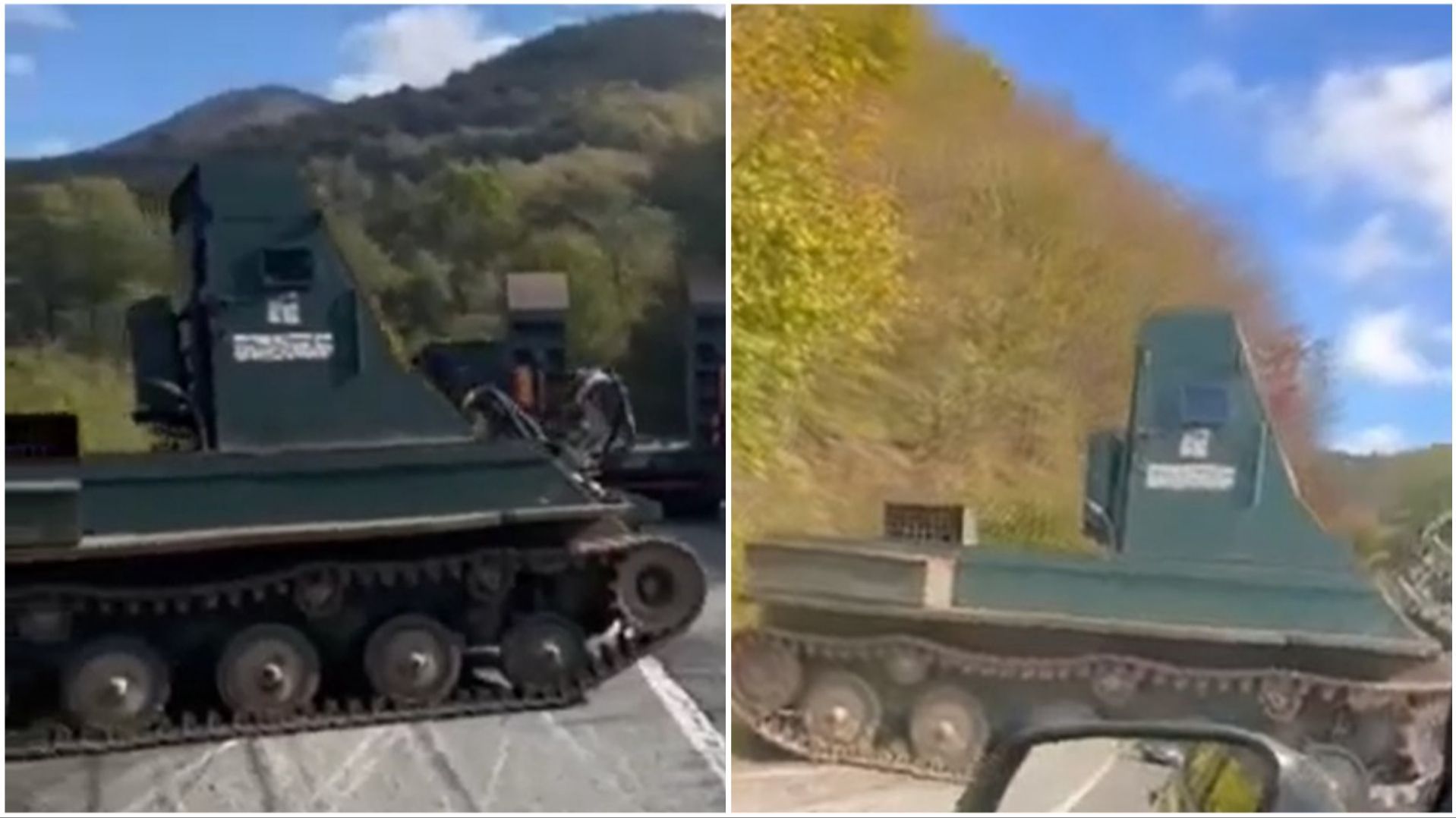 Oklopno vozilo OS BiH palo sa kamiona na putu M18, oglasilo se ...