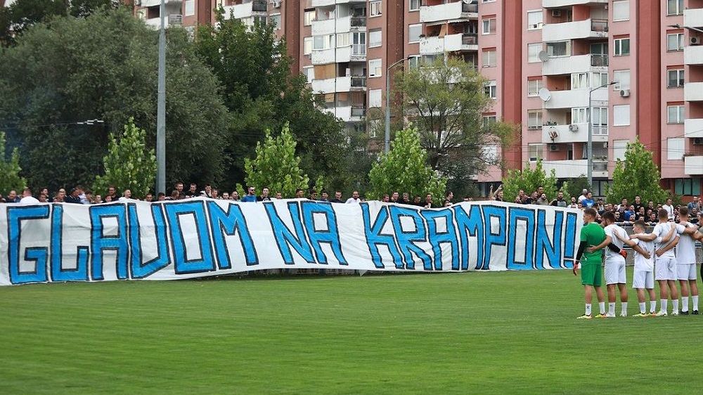 Manijaci u velikom broju došli na trening Željezničara, poslali i ...