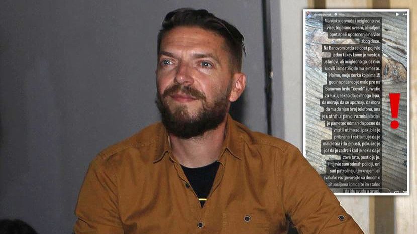 Kćerku srbijanskog glumca presreo manijak, djevojčica jedva pobjegla ...